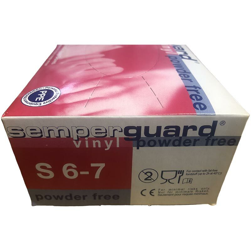 Vinylhandske Semperguard Puderfri Storlek L 100-pack - Köp online på ...
